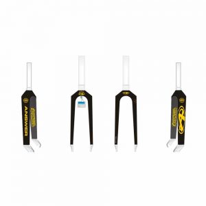 3/8" Dagger Carbon Forks BMX Bicycle Racing - Answer BMX